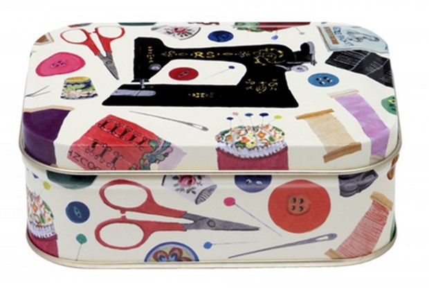 Various: Elite - Needle and Thread Design Small Rectangle Tin